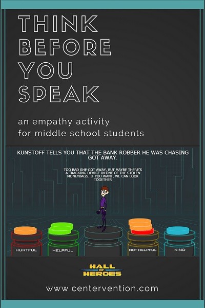 Think Before You Speak - Centervention®