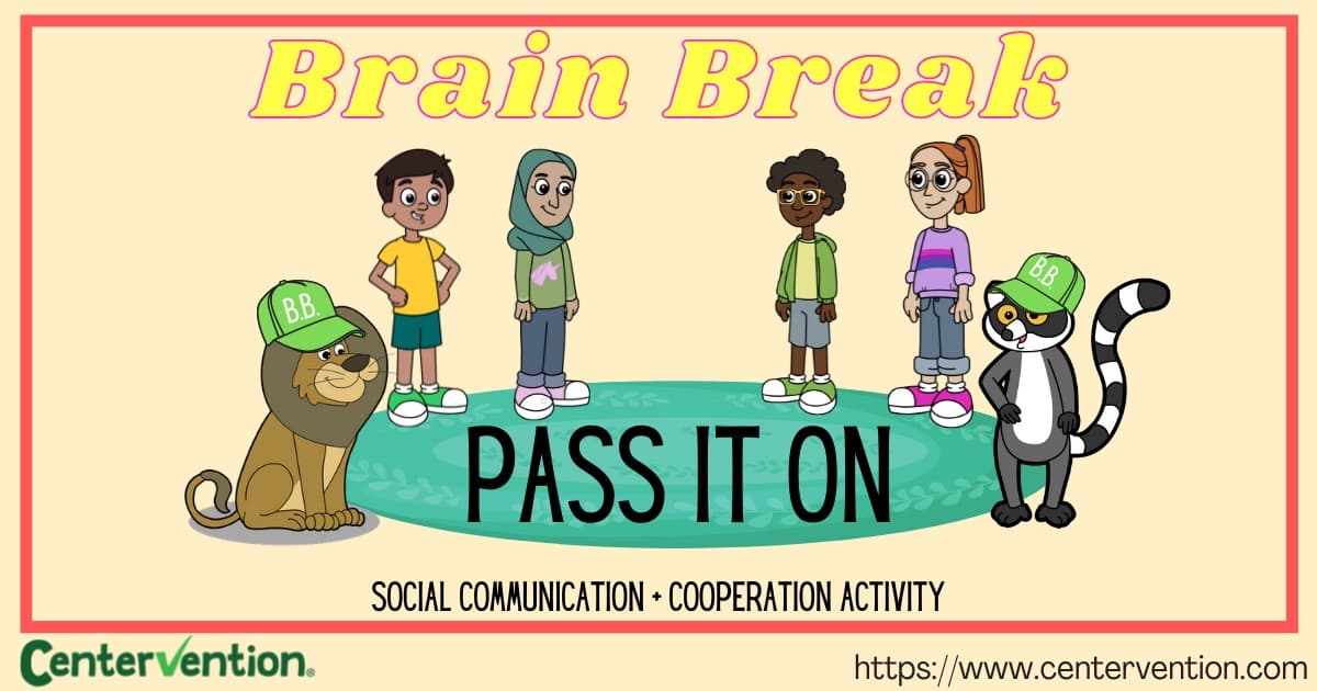 Pass It On Game - Centervention®